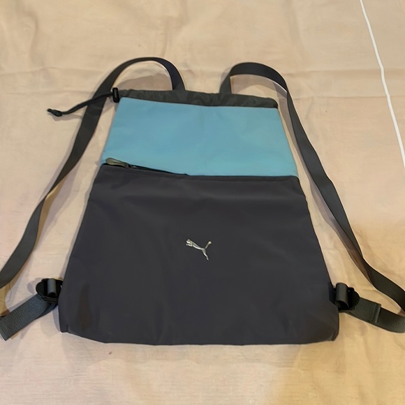 Puma | Bags | Puma Backpack With Zipper Pocket | Poshmark